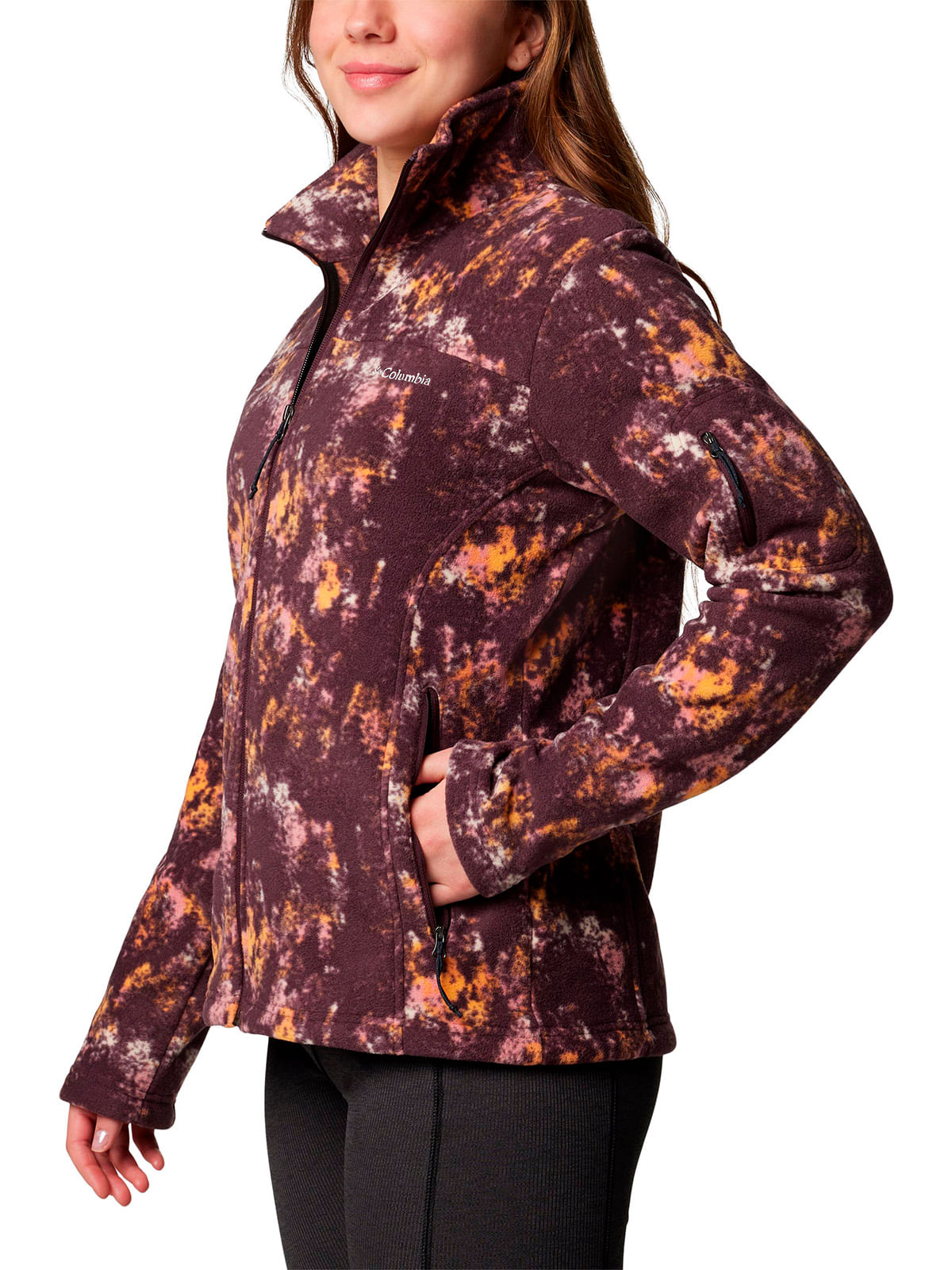 Polar Mujer Fast Trek Print Morado Columbia-Columbia Chile - Columbia ...