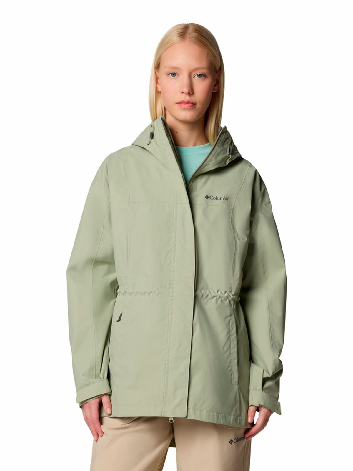 Columbia - Cortaviento Mujer Hikebound II Long Verde Columbia | Ofertitas