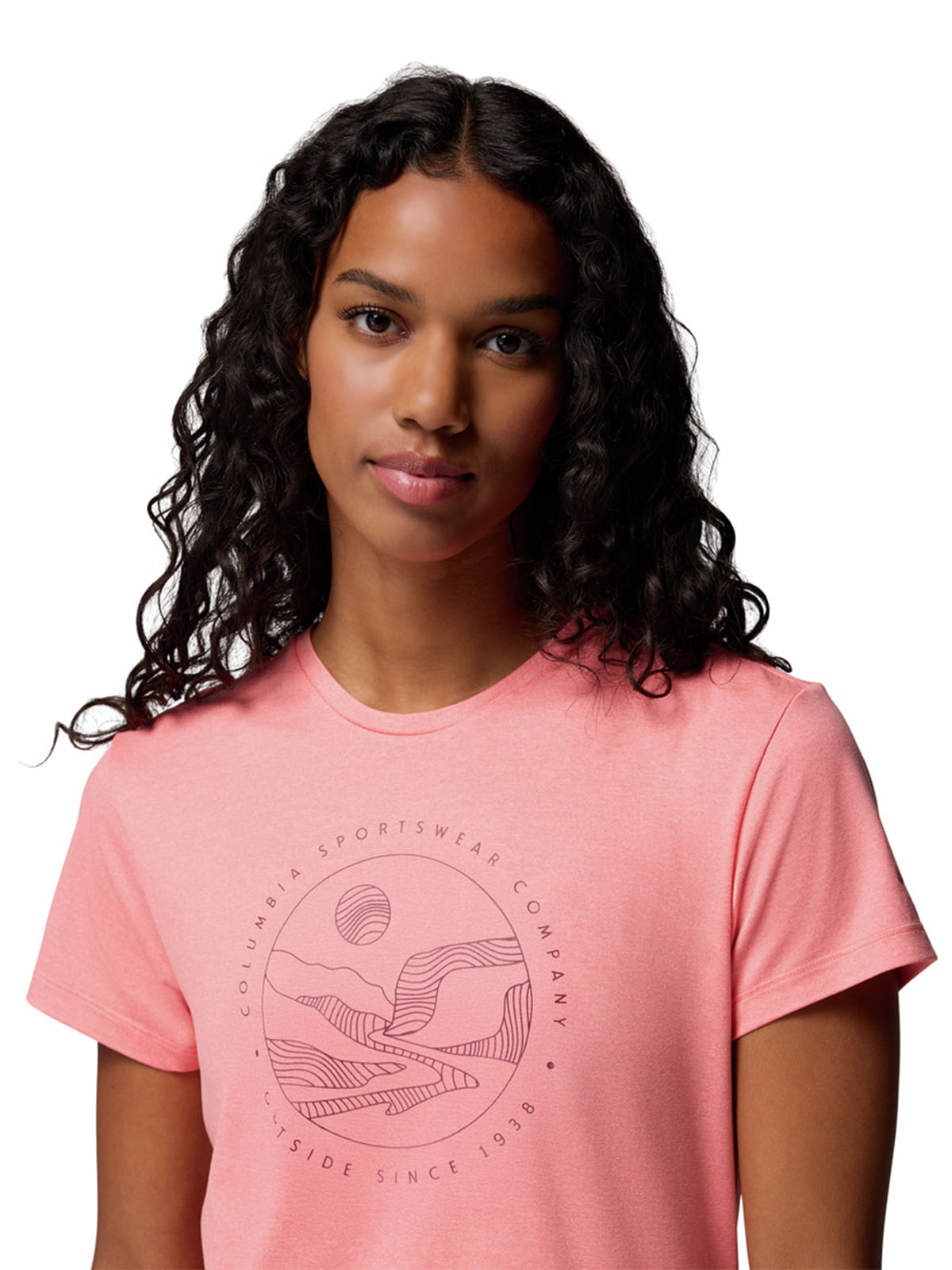 Polera Manga Corta Mujer Sloan Ridge Graphic Rojo Columbia - Columbia | Tienda Oficial de ...