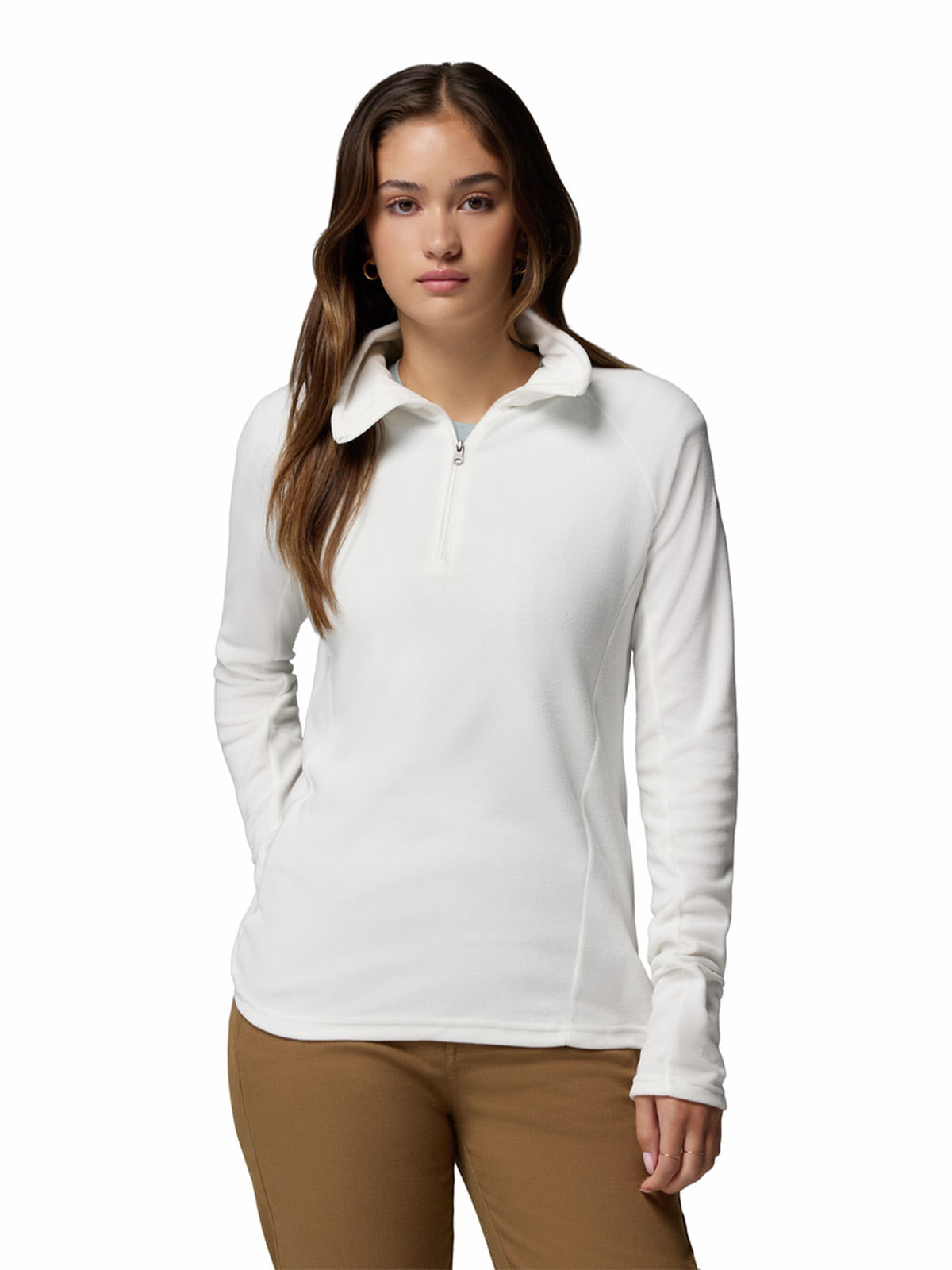 Polar Mujer Glacial IV 1/2 Zip Blanco Columbia - Columbia | Tienda ...